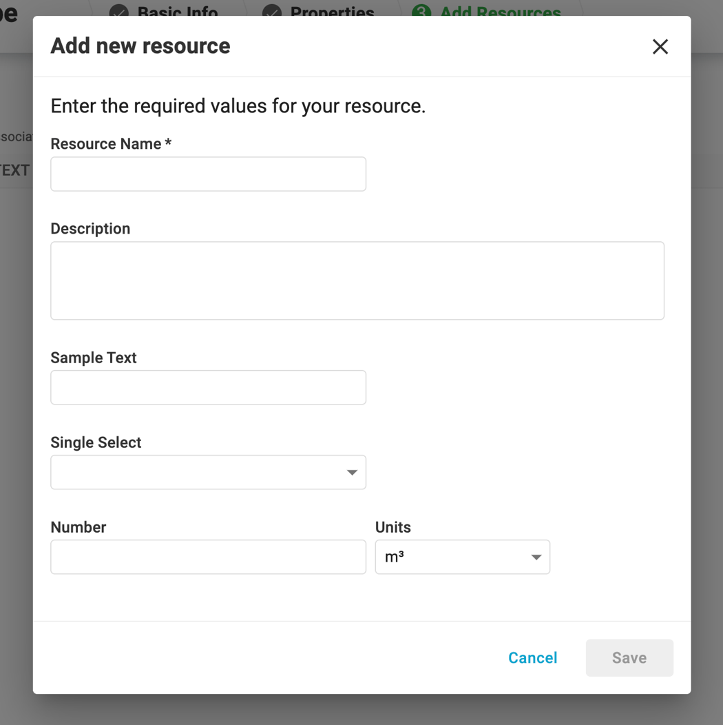Setting Up Resource Types and Resources